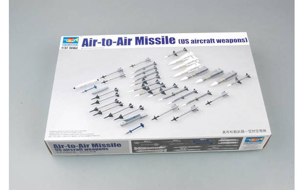 Air-to-Air Missile, US Aircraft Weapons - Trumpeter 03303 | kingshobby.com
