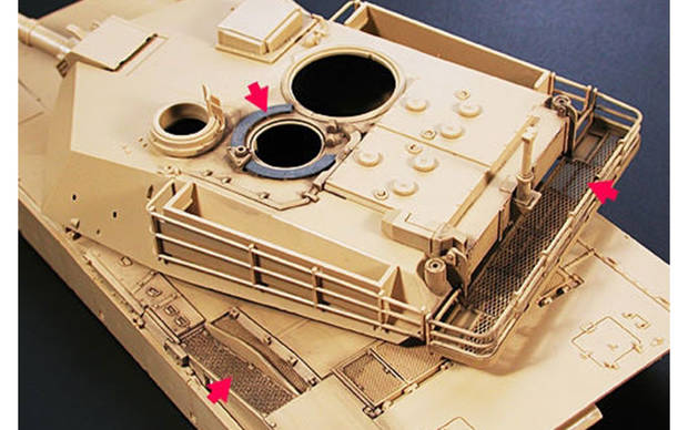 US Abrams Photo Etched Parts - M1A1/A2 - Tamiya 35273 | kingshobby.com