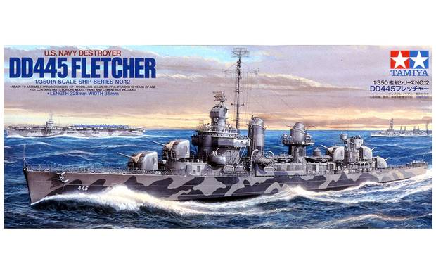 US Navy DD445 Fletcher - Tamiya 78012 | kingshobby.com