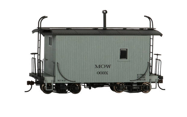 18 ft Logging Caboose - MOW Gray - Data Only - Bachmann Trains 26561 ...