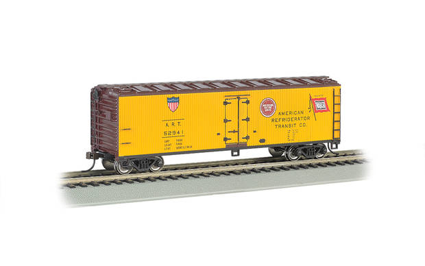 American Refrigerator Transit - 40 ft Wood-Side Refrigerated Box Car ...