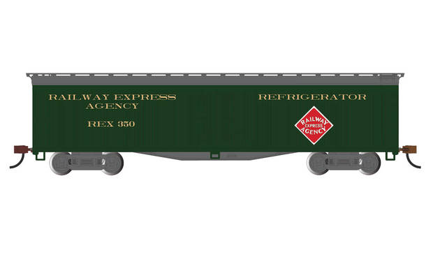 50' Express Reefer - Railway Express Agency #350 - Bachmann Trains ...
