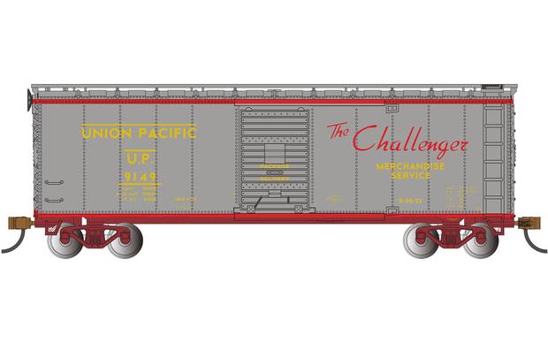 40' Box Car Union Pacific #9149 Challenger Merchandise - Bachmann ...