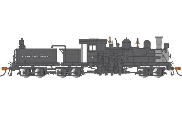 80-Ton Three-Truck Shay Clear Lake Lumber Co. #2 - Bachmann Trains ...