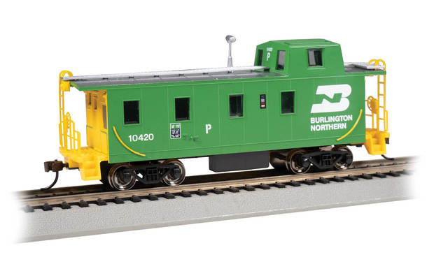 Off-set Cupola Caboose - Burlington Northern #10420 - Bachmann Trains ...