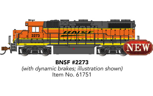 BNSF #2273 - EMD GP38-2 Diesel Locomotive, DCC Ready - Bachmann Trains 61751 | kingshobby.com