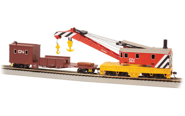 250-Ton Crane Derrick with Boom Tender - Canadian National - Bachmann ...