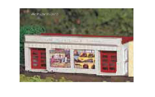 Hardware Store - White and Red (HO Scale) - Bachmann Trains 45147 ...