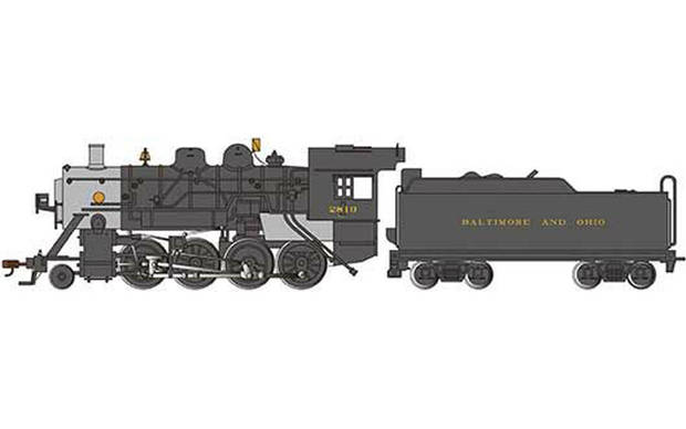 Baldwin 2-8-0 Consolidation Locomotive (DCC Ready) - Baltimore & Ohio #2810 - Bachmann Trains ...