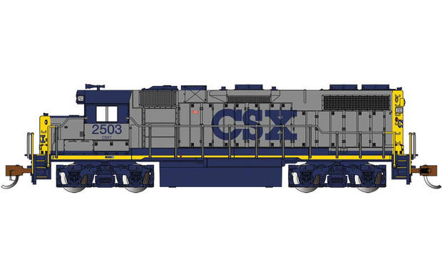 EMD GP38-2 - CSX 2503 - Bachmann Trains 66852 | kingshobby.com