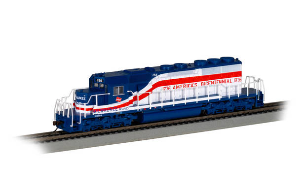 Milwaukee Road #156 - EMD SD40-2 with All Wheel Drive, DCC Economi - Bachmann Trains 67208 ...
