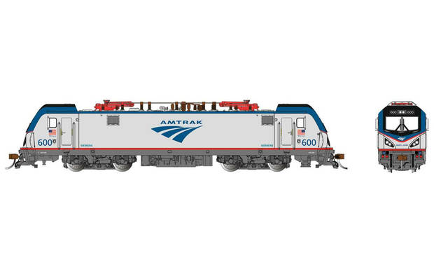 Siemens ACS-64 Electric Locomotive - Amtrak #600 - David L. Gunn - Bachmann Trains 67410 ...