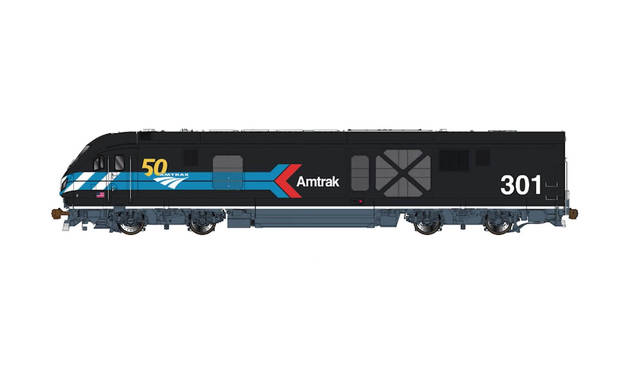 Siemens ALC-42 Charger - Amtrak 301 - 50th Anniversary Scheme - Bachmann Trains 68303 ...