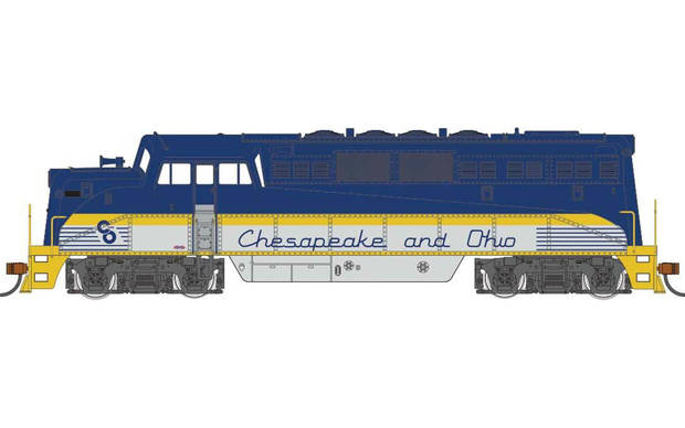 EMD BL2 Diesel Locomotive - Chesapeake & Ohio #85 - Bachmann Trains ...