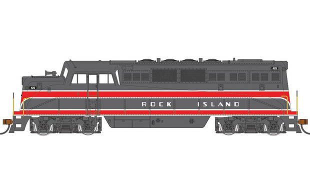 EMD BL2 Diesel Locomotive - Rock Island #426 - Bachmann Trains 69153 ...