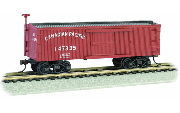 34' Wood Old-Time Boxcar - Canadian Pacific 147345 - Bachmann Trains ...