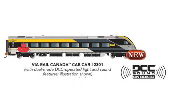 Via Rail Canada Cab Car #2301, Siemens Venture Passenger Cars with ...
