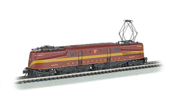 PRR GG-1 No 4876 - Tuscan Red 5 Stripe DCC Ready - Bachmann Trains ...
