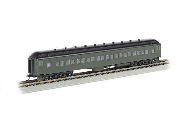 Painted Unlettered - Pullman Green - 72 ft Coach - Bachmann Trains ...