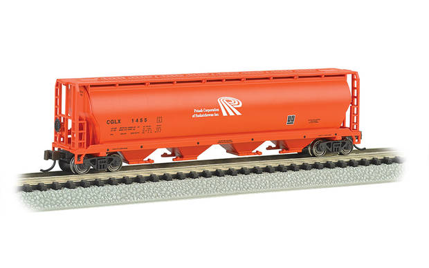 Potash - 4 Bay Cylindrical Grain Hopper - Bachmann Trains 19156 ...