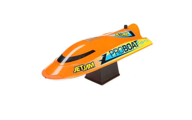 Jet Jam 12" Self-Righting Pool Racer Brushed RTR Orange - Pro Boat ...
