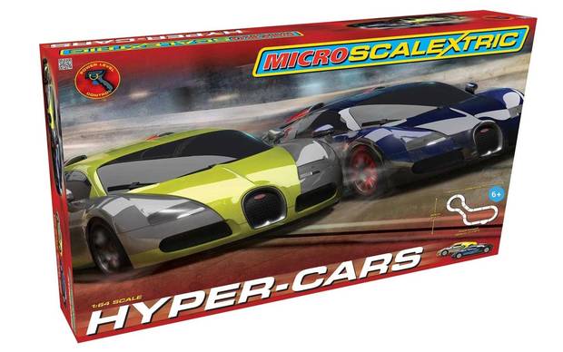 Micro Scalextric Hyper-Cars Set - Scalextric G1108T | kingshobby.com