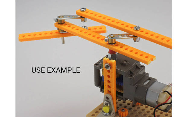 Universal Arm Set, Orange - Tamiya 70183 | kingshobby.com