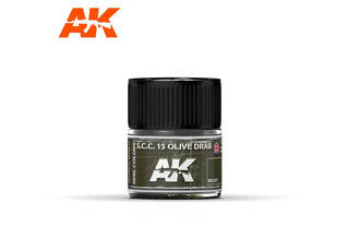 S.C.C. 15 Olive Drab RC037 - 10ml Bottle - AK Interactive RC037 ...