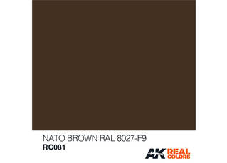 NATO Brown RAL 8027-F9 RC081 - 10ml Bottle - AK Interactive RC081 ...