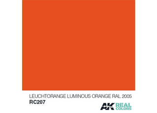 Leuchtorange - Luminous Orange RAL 2005 RC207 - 10ml Bottle - AK ...