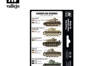 DAK Colors 1941-1944 Set - Vallejo 71.207 | kingshobby.com