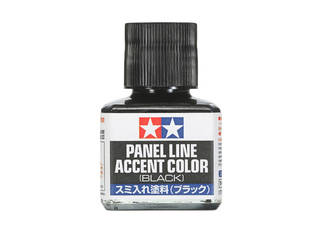 Panel Line Accent Color - Black Enamel - 40ml Bottle - Tamiya 87131 ...