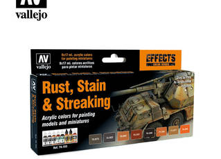 Rust, Stain and Streaking Set - Vallejo 70.183 | kingshobby.com
