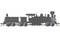 80-Ton Three-Truck Shay Painted Ulettered Black - Bachmann Trains 84709 ...